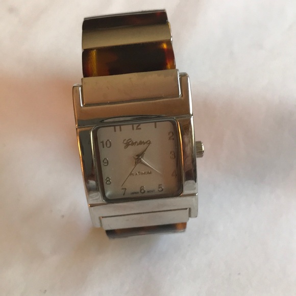 Geneva | Accessories | Geneva Silver And Faux Tortoise Shell Cuff ...